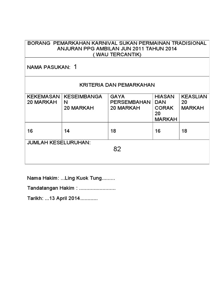 Permainan Wau Tercantik | PDF