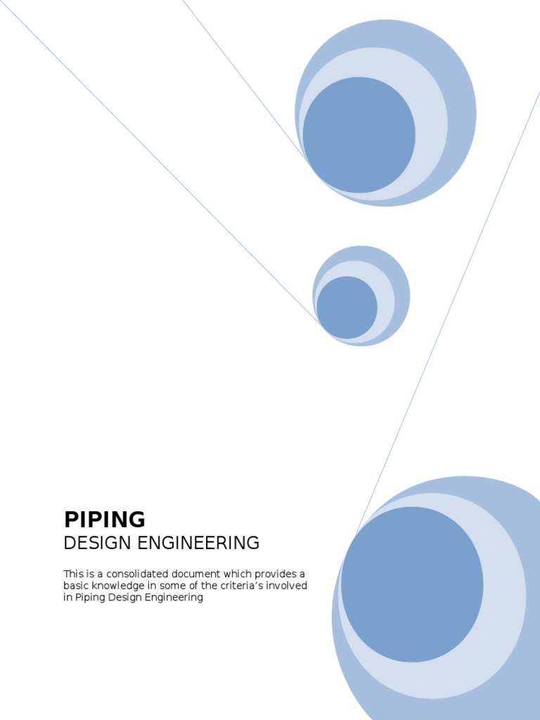 Basics of Piping | PDF | Pipe (Fluid Conveyance) | Applied And ...