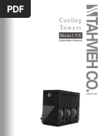 VXT - Open Type Cooling Tower | PDF | Hvac | Stainless Steel