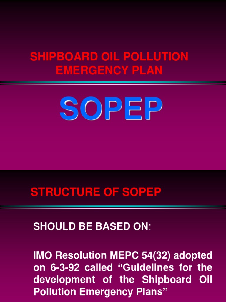 Sheets Sopep | Oil Spill | Water Transport