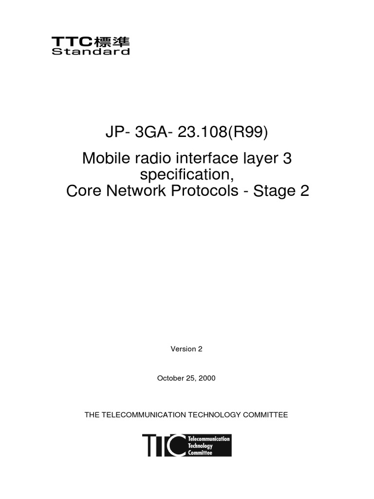 Mobile Radio Interface Layer 3 Messages | PDF | Business
