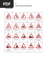 Omani Road Traffic Signs Overview | PDF