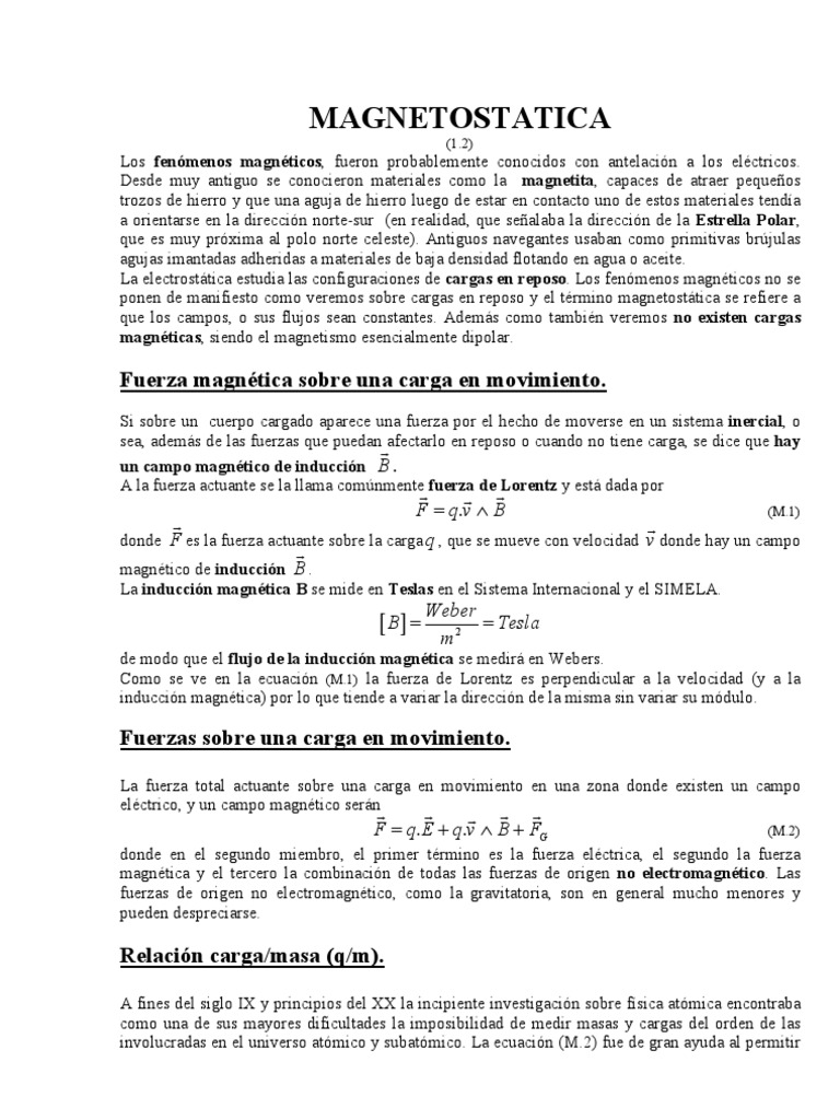 Magneto Static A | PDF