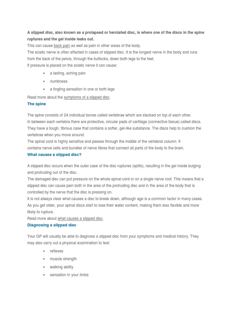 Understanding Slipped Discs, Sciatica, and Cauda Equina Syndrome ...