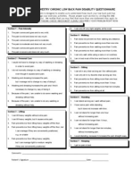 McGill Questionnaire | PDF