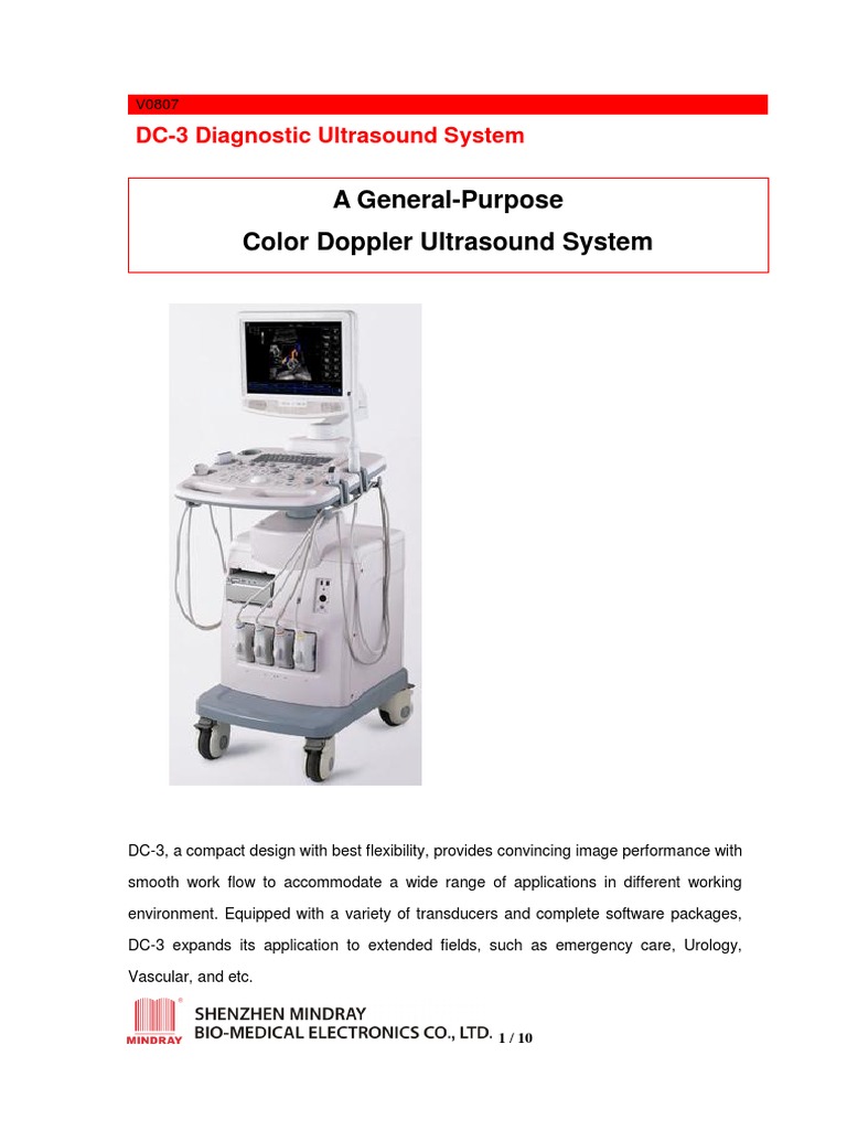 A General-Purpose Color Doppler Ultrasound System | PDF | Medical ...