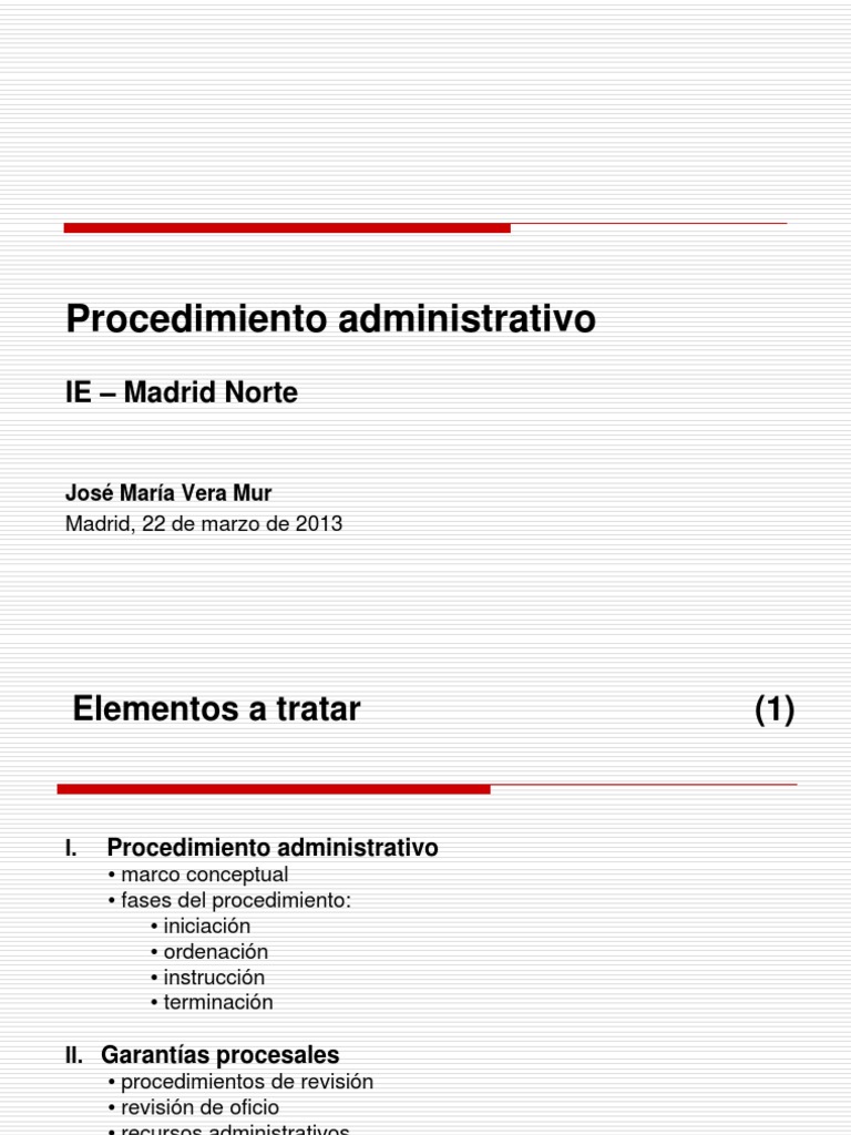 Procedimiento Administrativo-Esquemas | PDF
