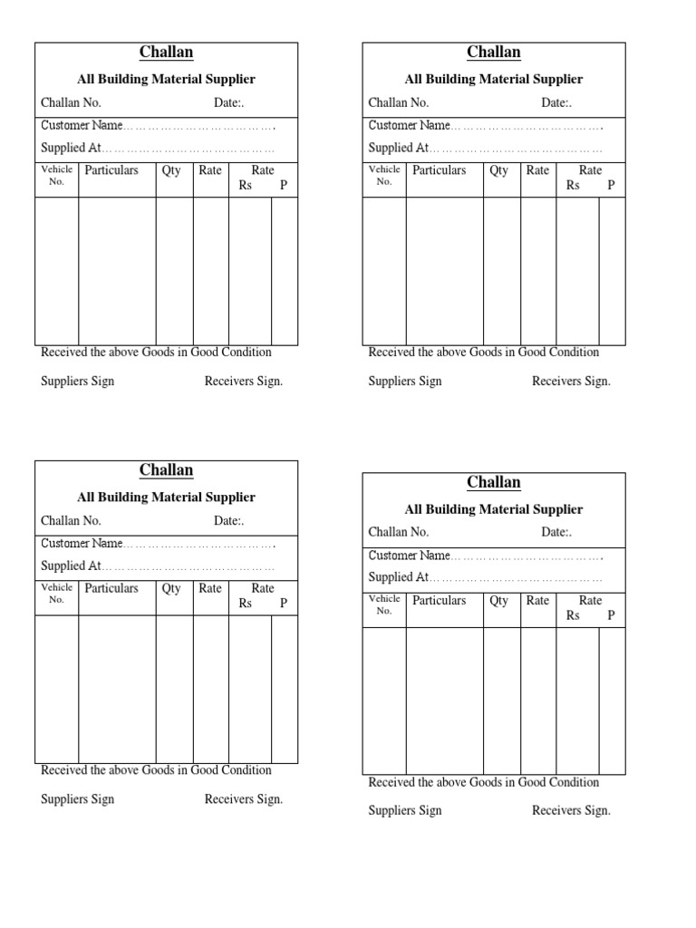 Challan Challan: All Building Material Supplier All Building Material ...