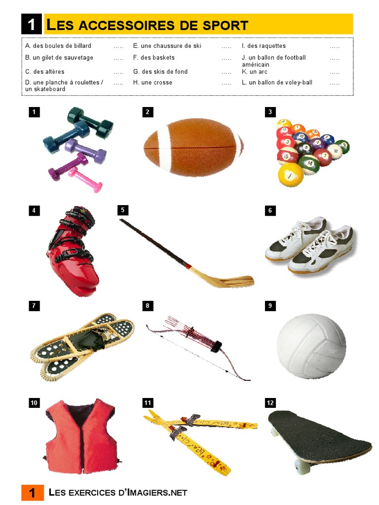 Learn French # Exercices 1 - Volume 4 | PDF | Sports individuels | Des ...