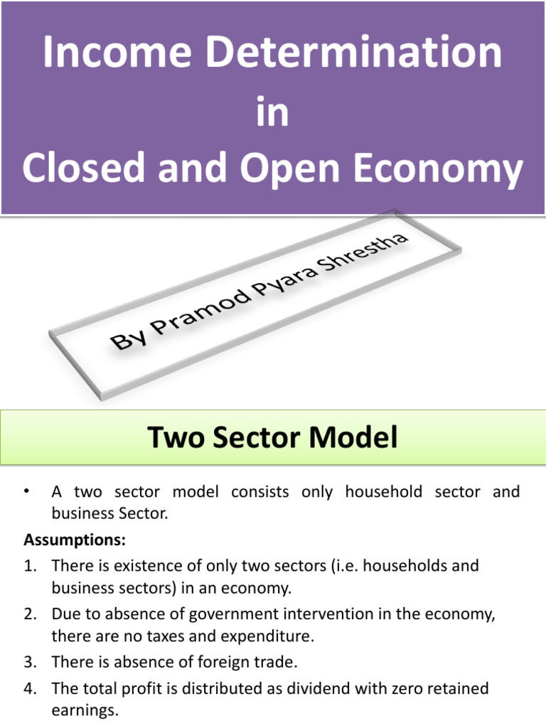 Income Determination: in Closed and Open Economy | PDF