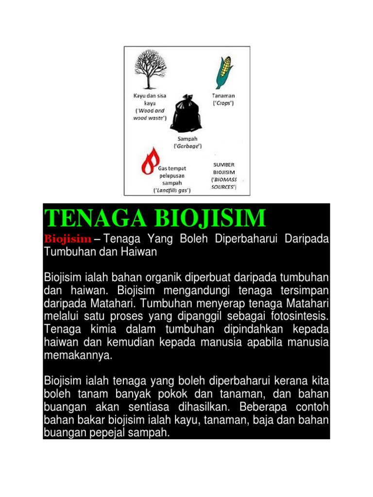 Tenaga Biojisim | PDF