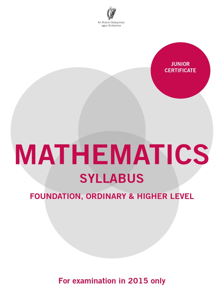 JC Maths For Examination in 2015 | PDF | Triangle | Probability