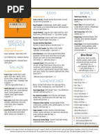 Clinton Street Baking Co., All Day Menu | PDF | Coleslaw | Bacon