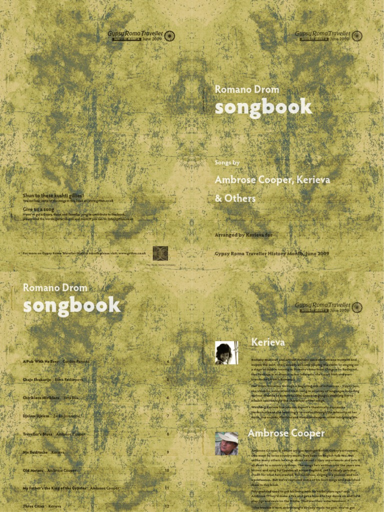 Romano Drom Songbook Print | PDF | Art