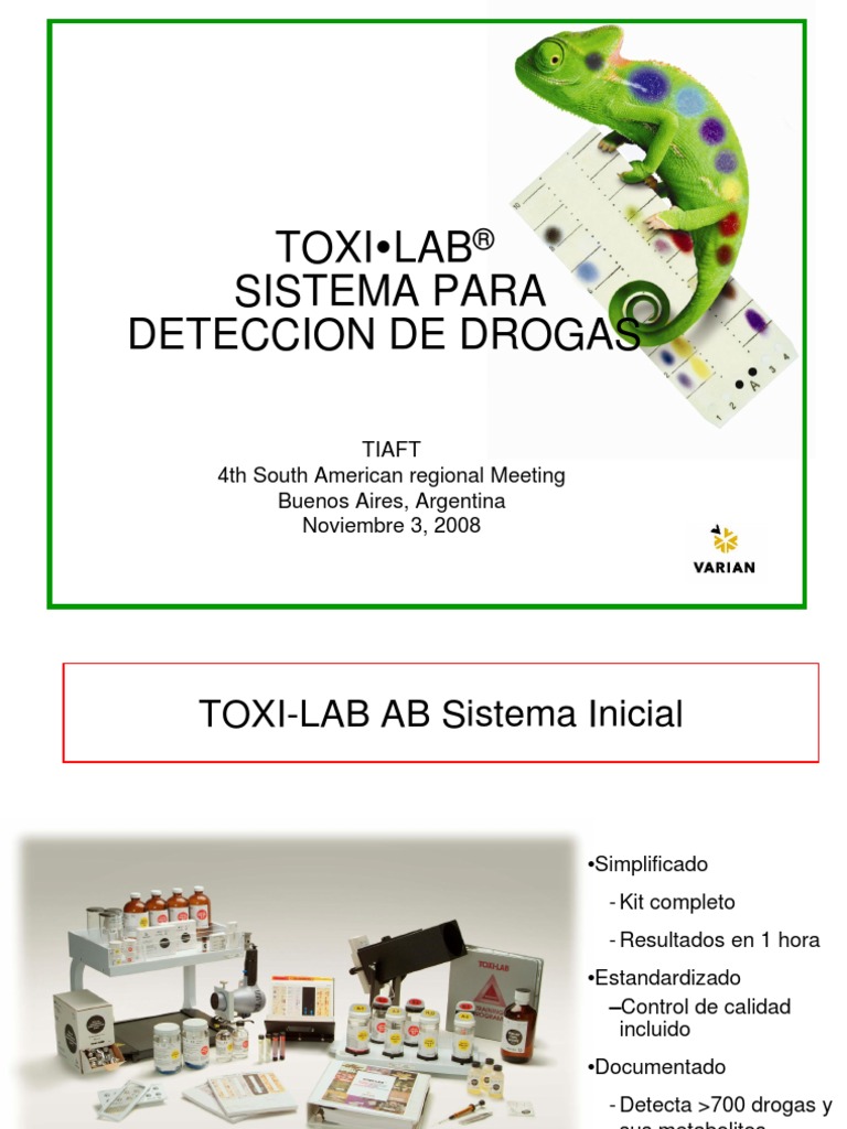 TOXI-LAB Drug Detection Systems BA | PDF | Sustancias químicas | Química