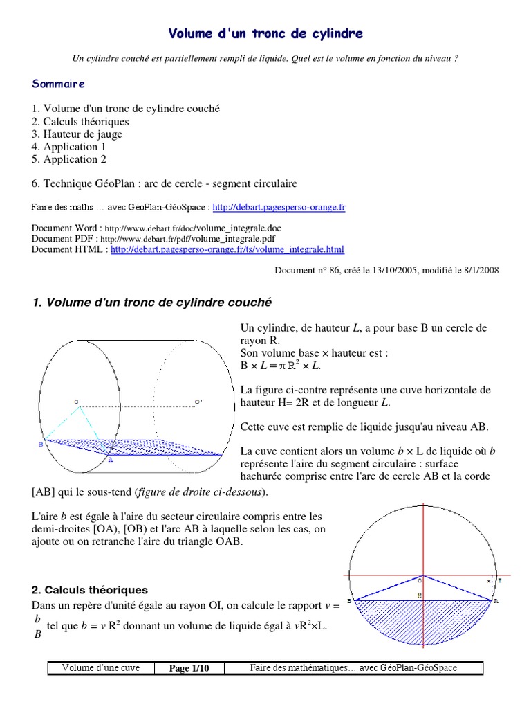 Volume Integrale | PDF | Angle | Zone
