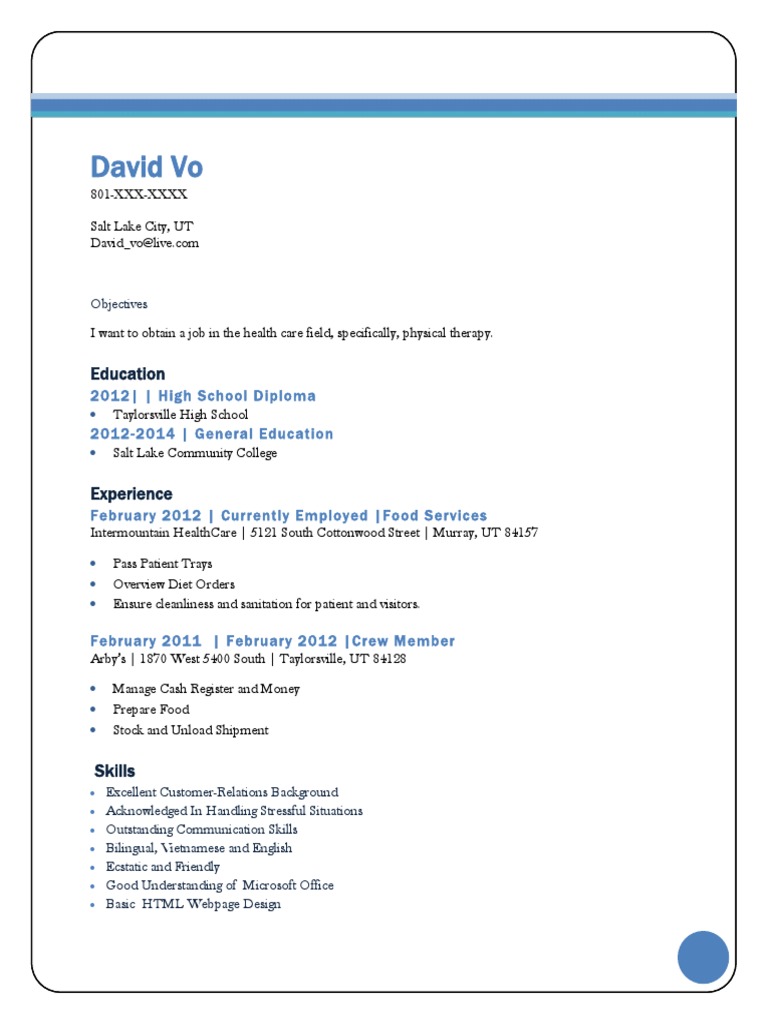 David Vo Resume | PDF