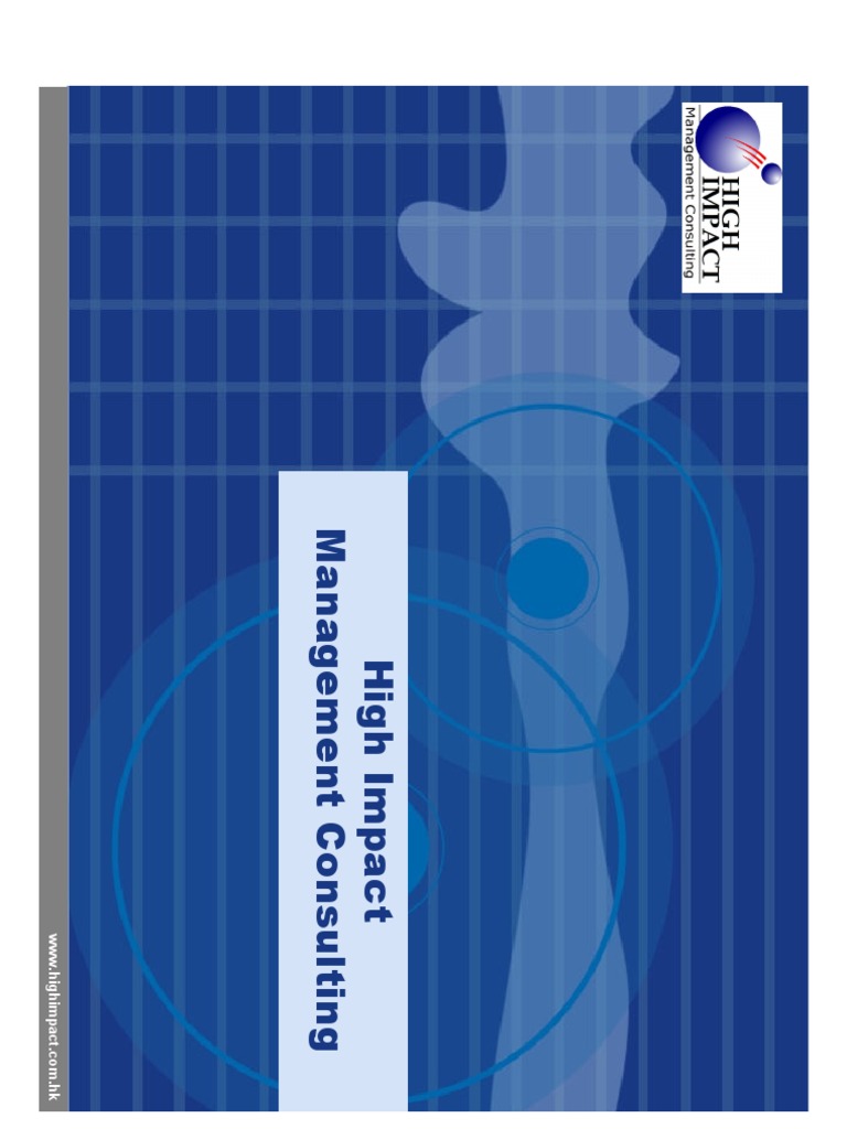 High Impact Management Consulting Overview | PDF | Strategic Management ...