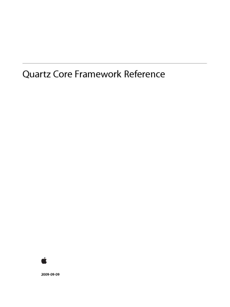 Quartz Core Ref Collection | PDF | Objective C | Class (Computer Programming)