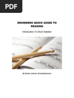 How To Read Drum Lesson Sheet Music | PDF | Drum Kit | Sheet Music