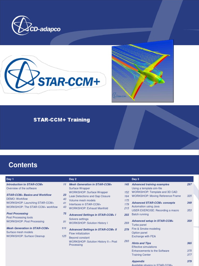 STAR CCM+Foundation Part1s | PDF | 3 D Modeling | Continuum Mechanics
