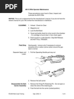 M4/M16 Cleaning and Maintenance Guide | PDF | Weapon Design | Firearm ...