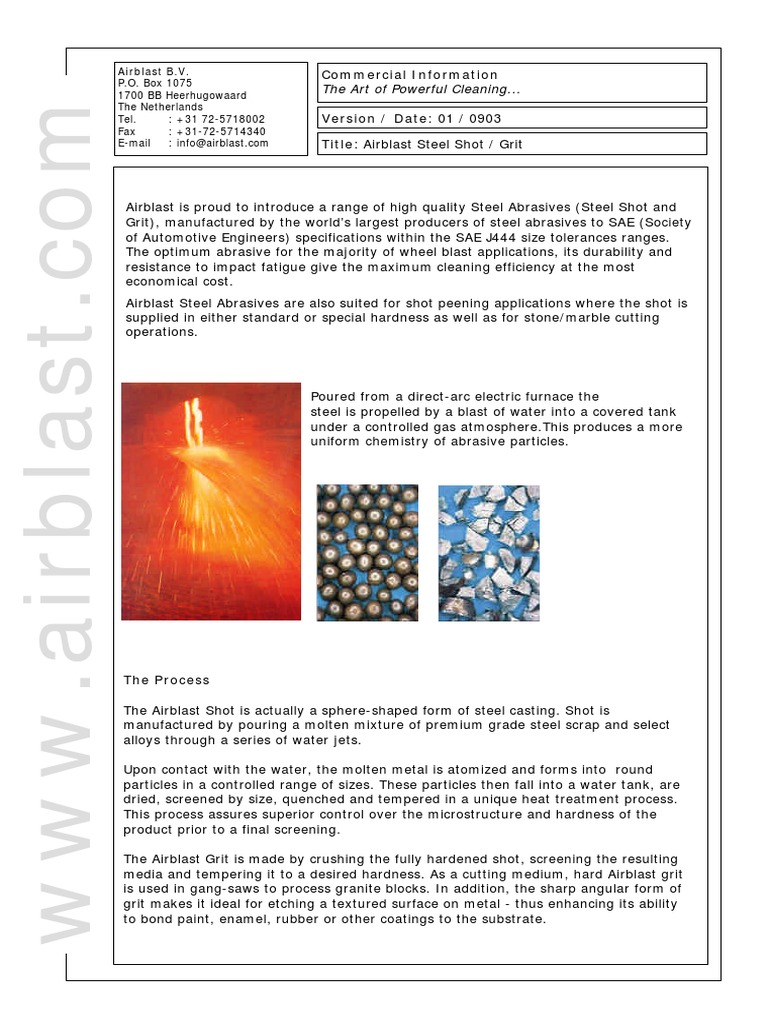 Steel Abrasives for Industrial Use | PDF