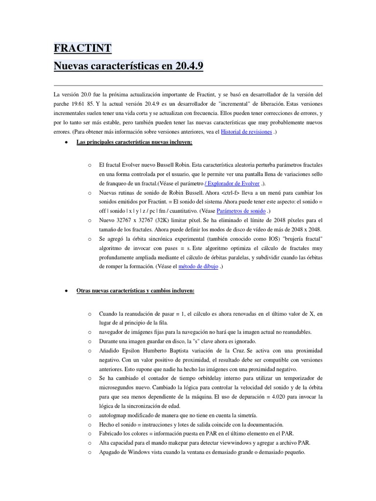 Fractint Tutorial | PDF | Fractal | Point and Click