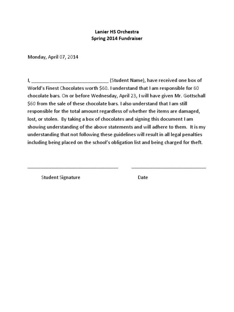 Fundraiser Signature Form | PDF | Self-Improvement | Wellness