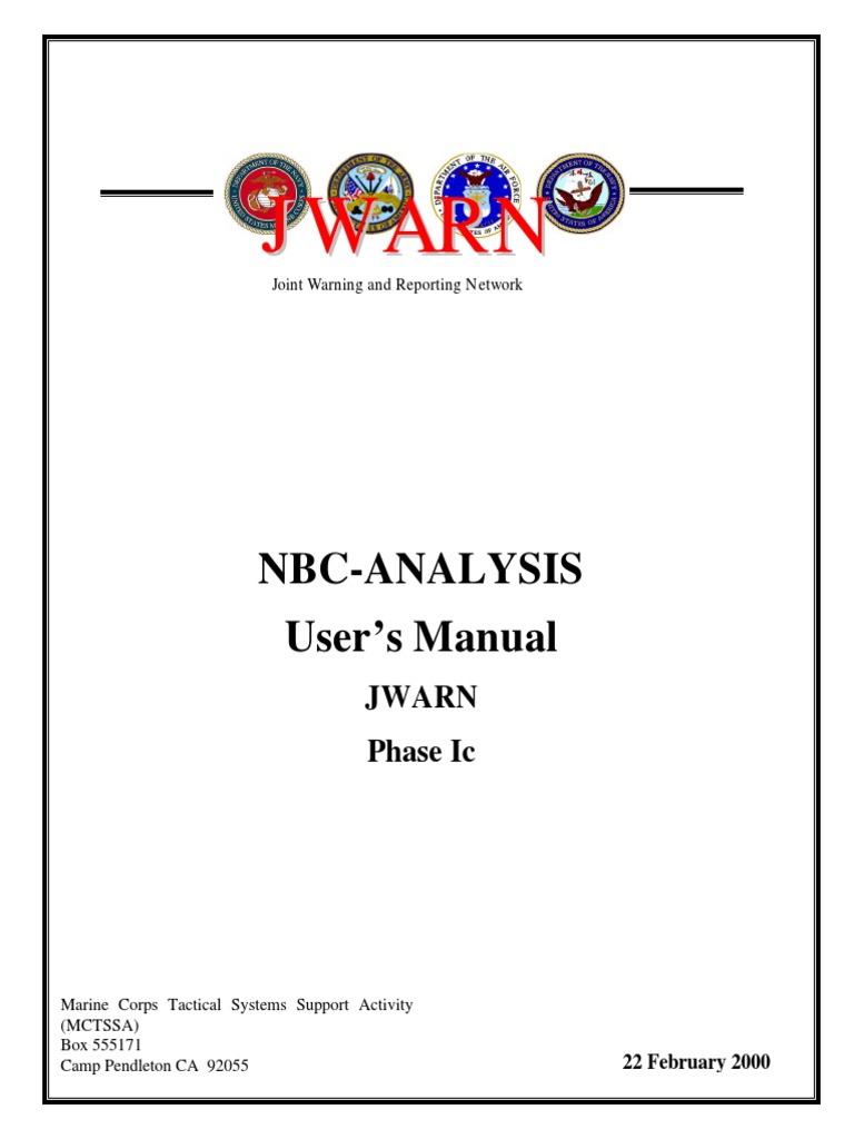 JWARN Users Manual | PDF | Point And Click | Icon (Computing)
