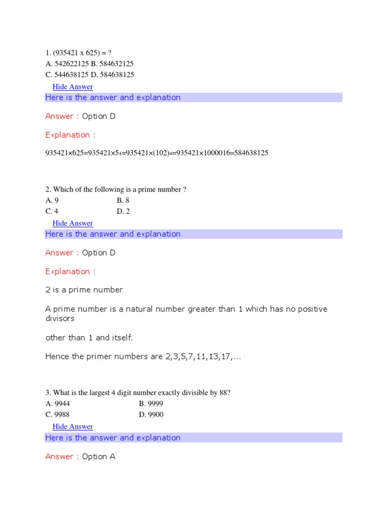 Numbers | PDF | Discrete Mathematics | Arithmetic