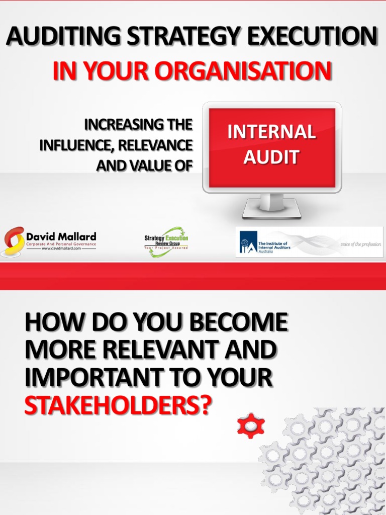 In Your Organisation: Auditing Strategy Execution | PDF | Internal ...