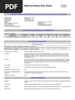 Great Value Bleach MSDS Sheet | PDF | Personal Protective Equipment | Water