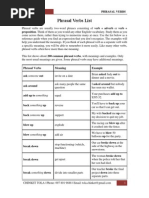 Phrasal Verb Demon. Complete Guide To Phrasal Verbs. Out | PDF | Violence