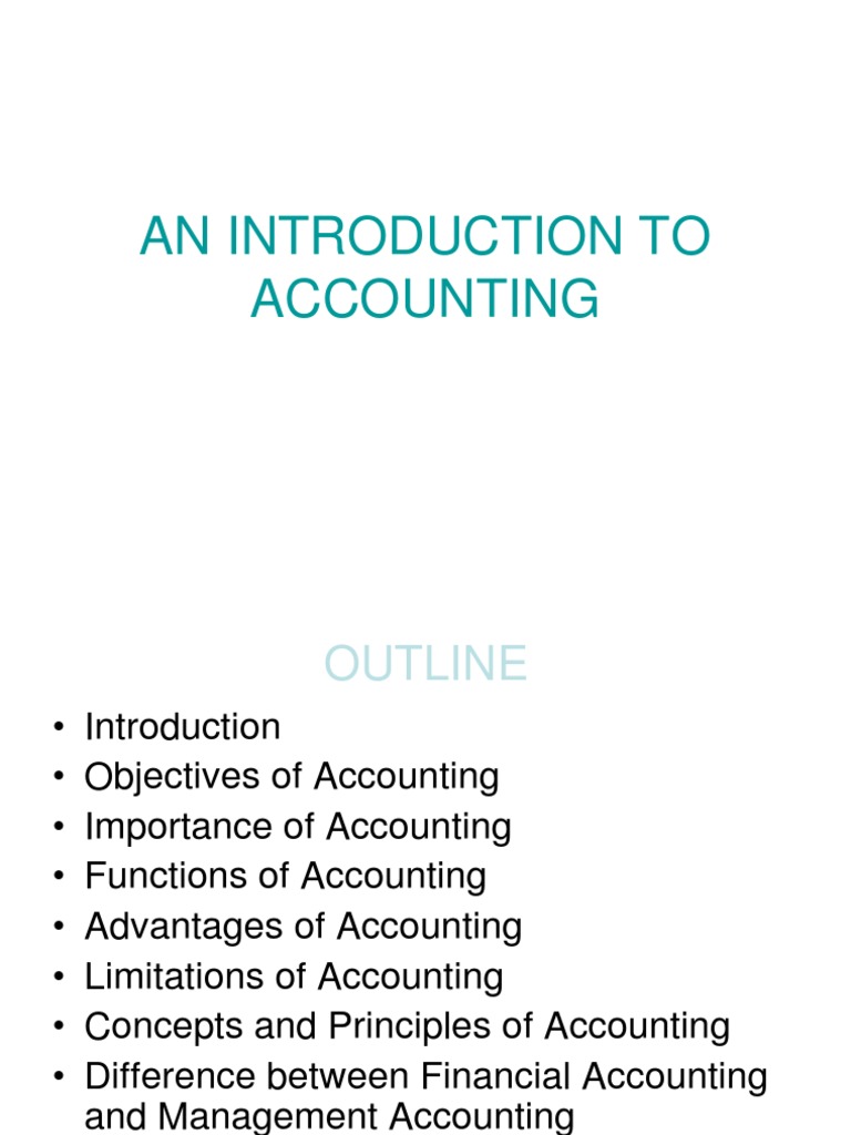 An Introduction To Accounting | PDF | Accounting | Business