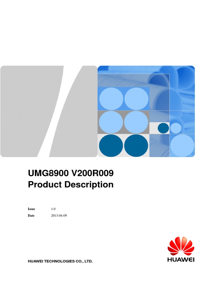Huawei Mobile Softswitch Product Description | PDF | Computer Network ...