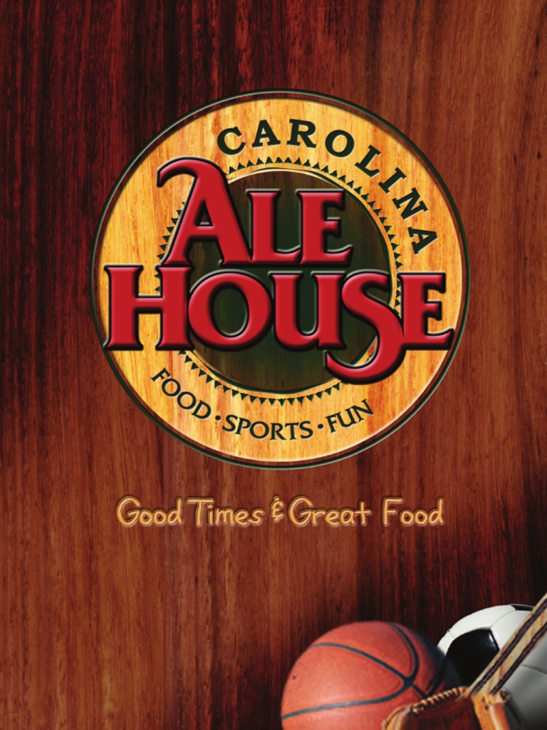 Carolina Ale House Menu - North Carolina | PDF | Salad | Hamburgers