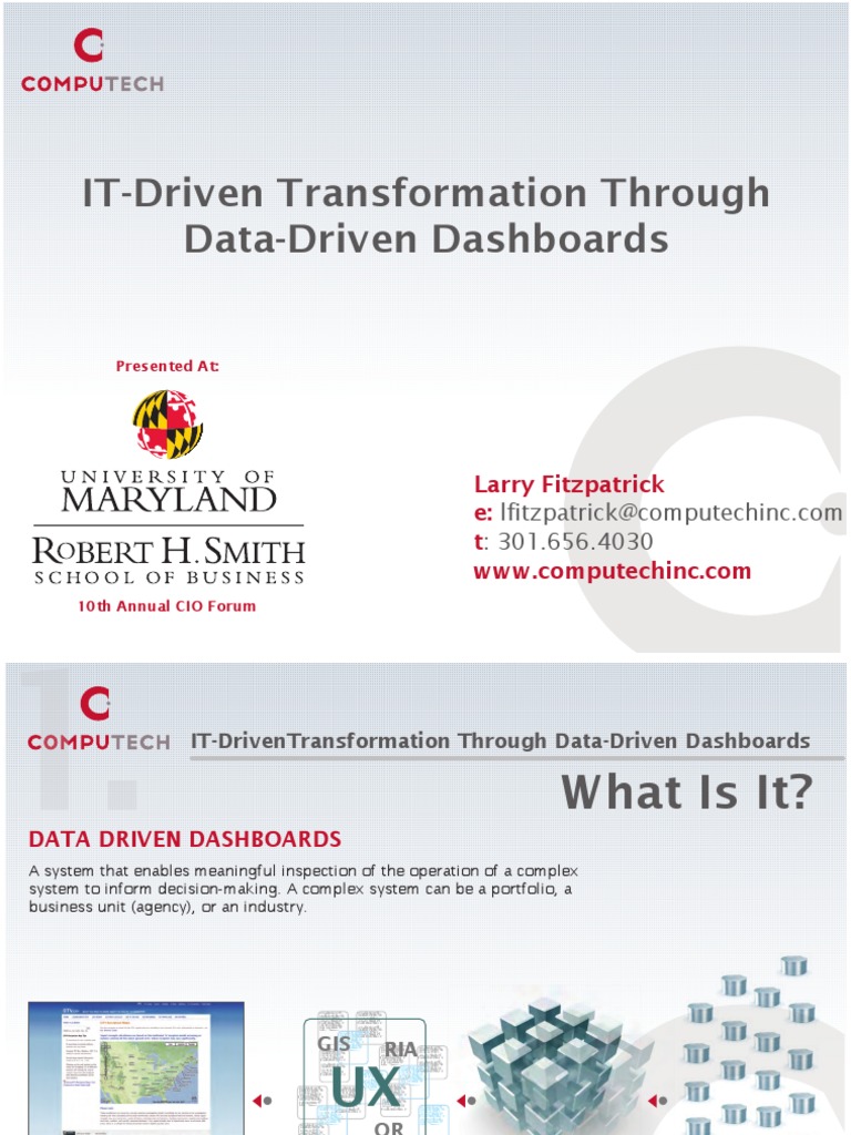 It Driven Transformation Through Data Driven Dashboards Header 2 Pdf