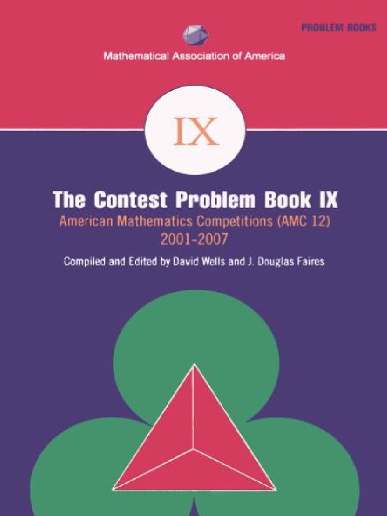 The Contest Problem Book IX | PDF
