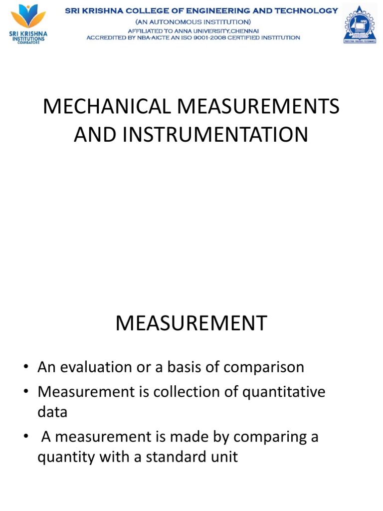 Mechanical Measurements and Instrumentation | PDF | Inductance | Capacitor