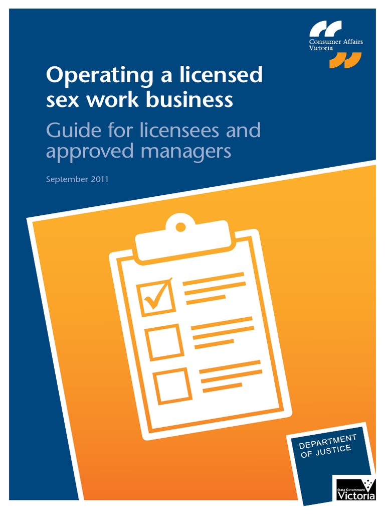 Operating A Licensed Sex Work Business | PDF | Safe Sex | Occupational ...
