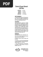 Hach 8000 Method for COD Analysis | PDF | Chemistry | Materials