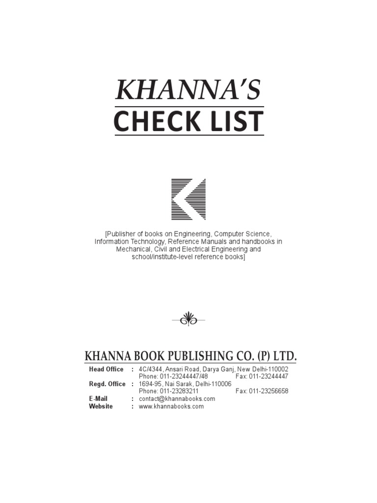 Check List | PDF | Computer Programming | Computing