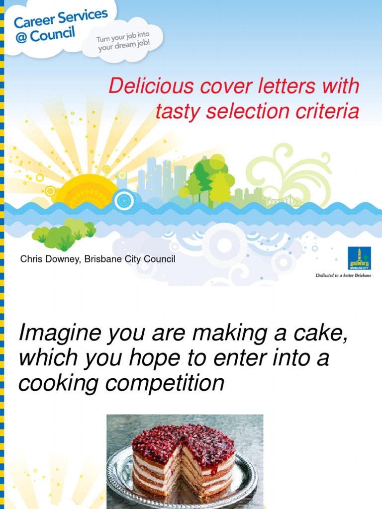 Delicious Cover Letters | PDF | Recruitment | Cakes