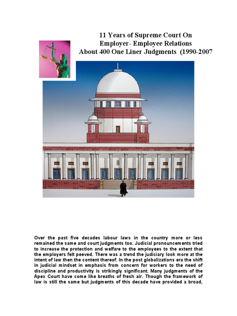 Landmark Judgments of the Decade: A Review of Key Supreme Court Rulings ...