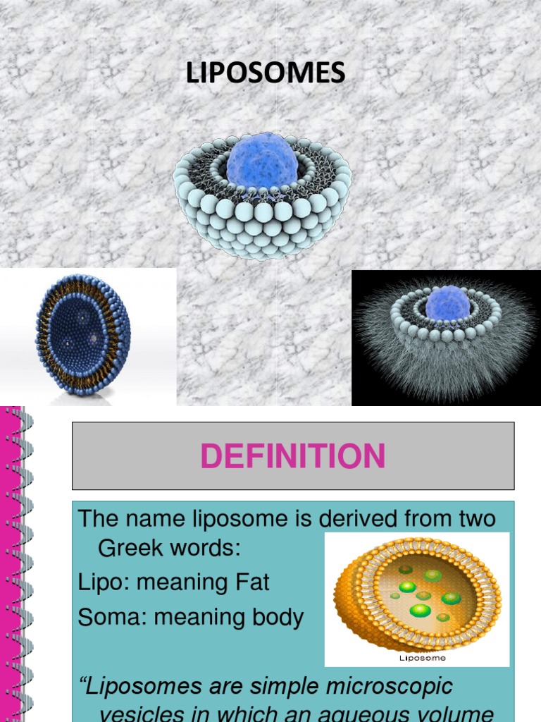 LIPOSOMES | PDF | Liposome | Cell Membrane