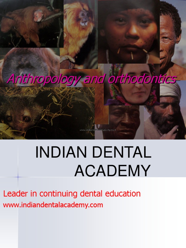 Anthropology ORTHO / Orthodontic Courses by Indian Dental Academy | PDF ...