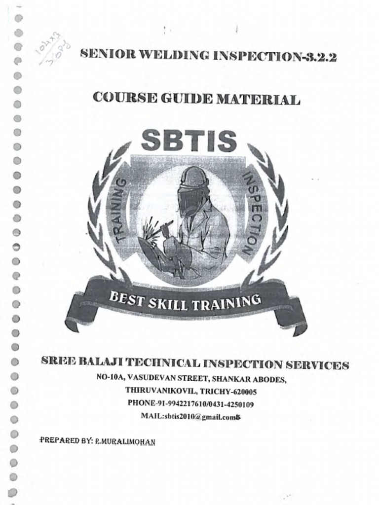 CSWIP 3.2 Preparation Course Material | PDF | Foreign Language Studies ...