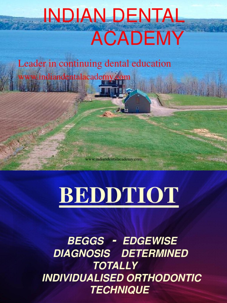 Beddtiot ORTHO / Orthodontic Courses by Indian Dental Academy | PDF ...