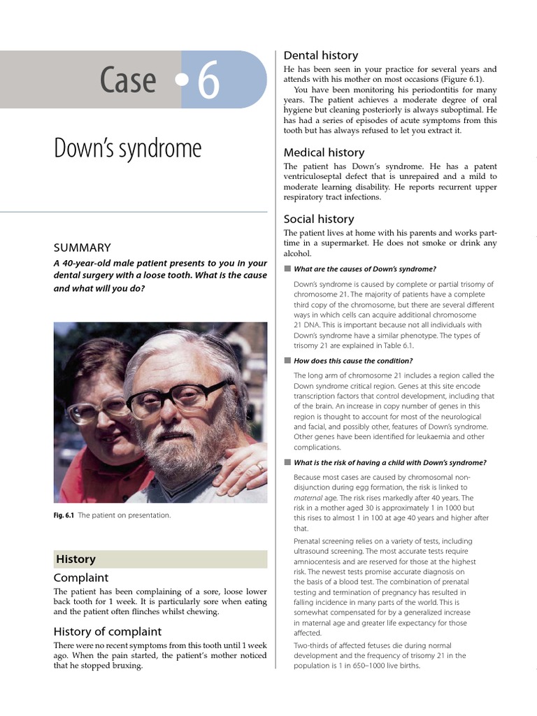 6.down's Syndrome | PDF | Down Syndrome | Health Sciences